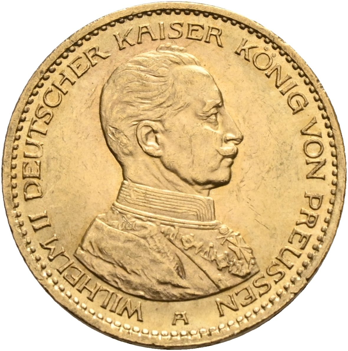 1913 A Preussen 20 mark Wilhelm II, 7,96 g .900 gull, 0/01 – Oslo ...