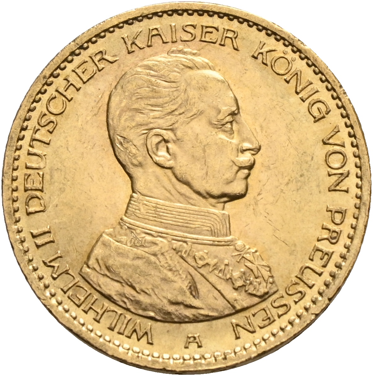 1913 A Preussen 20 mark Wilhelm II, 7,96 g .900 gull, 0/01 – Oslo ...